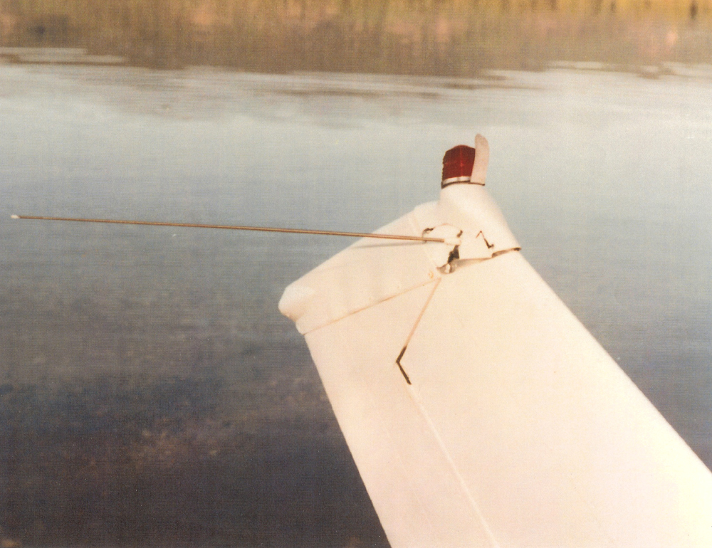 Plane Recovery (Photo 067) - Aircraft tail fin damage after impact with ...